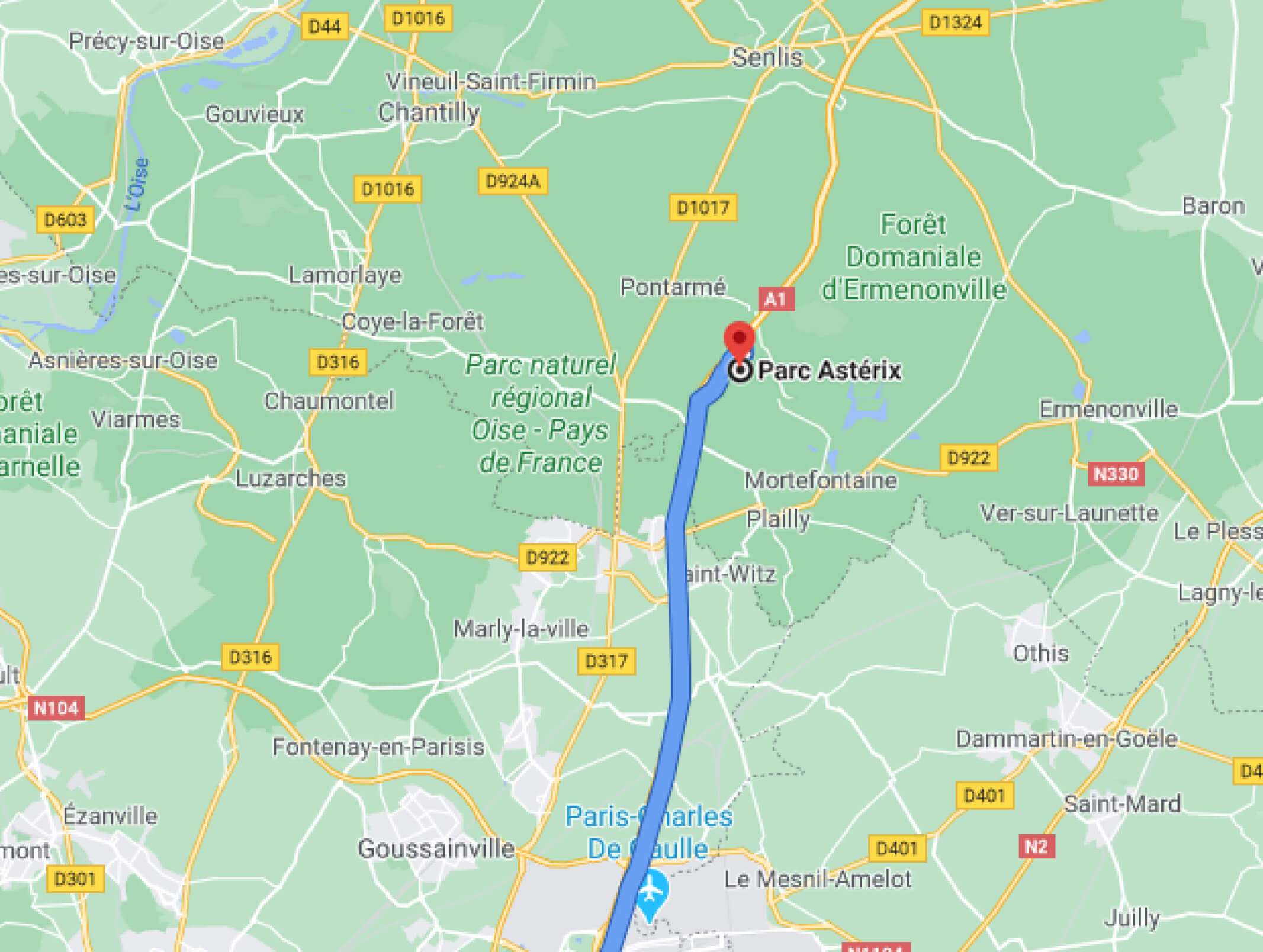 Cómo llegar al Parque Astérix | Parc Astérix